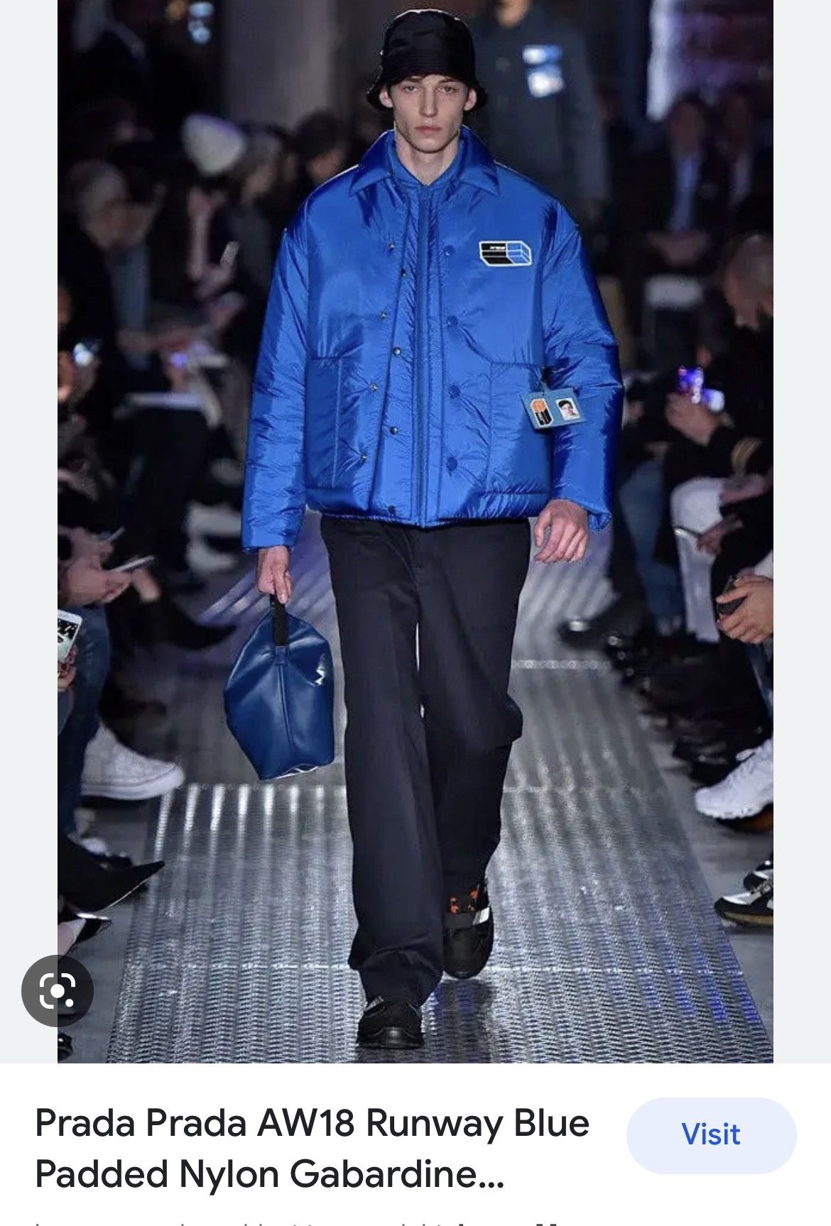 Prada Prada padded jacket fw 18 runway | Grailed