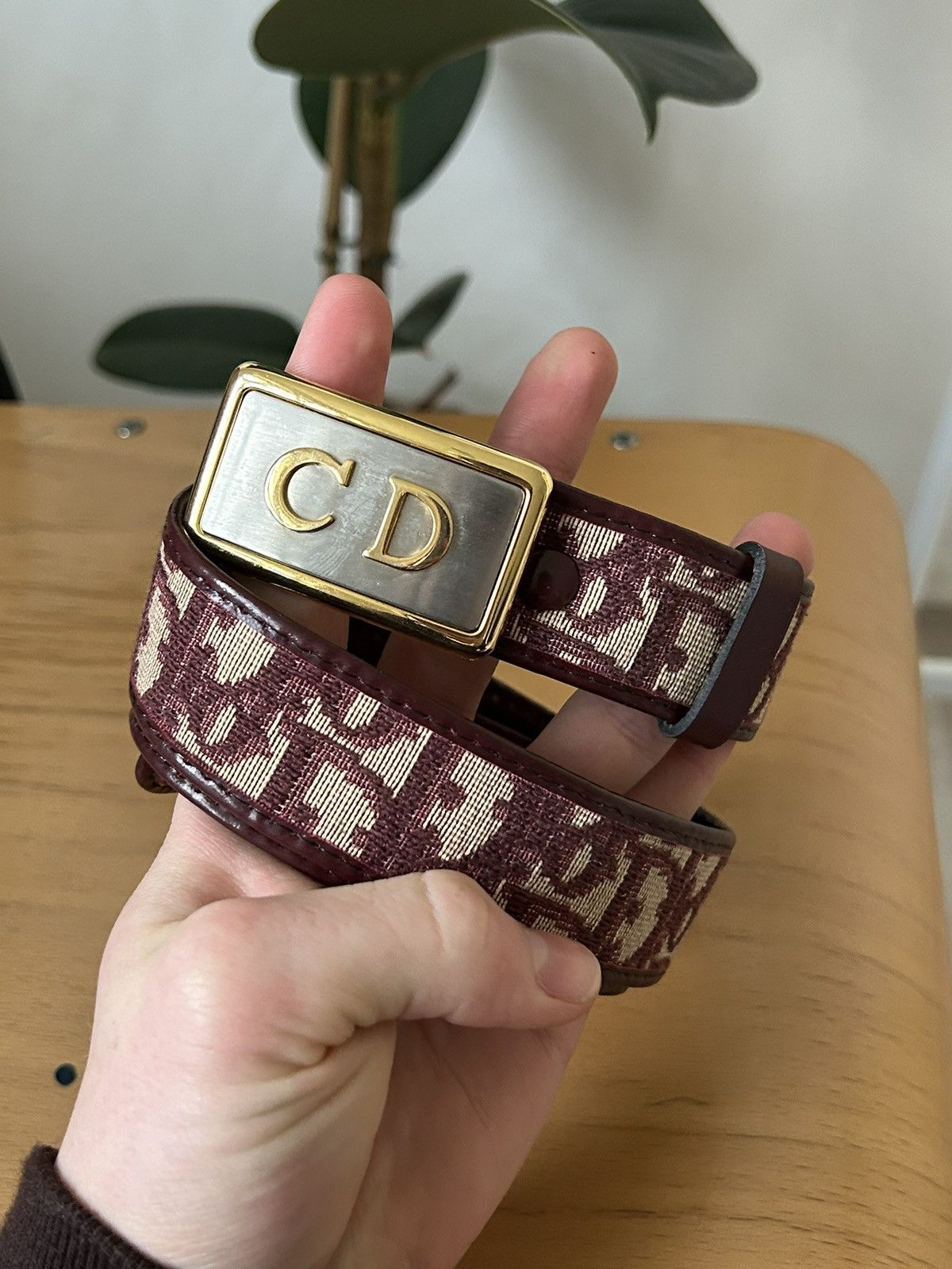 Dior VINTAGE CHRISTIAN DIOR MONOGRAM BELT | Grailed
