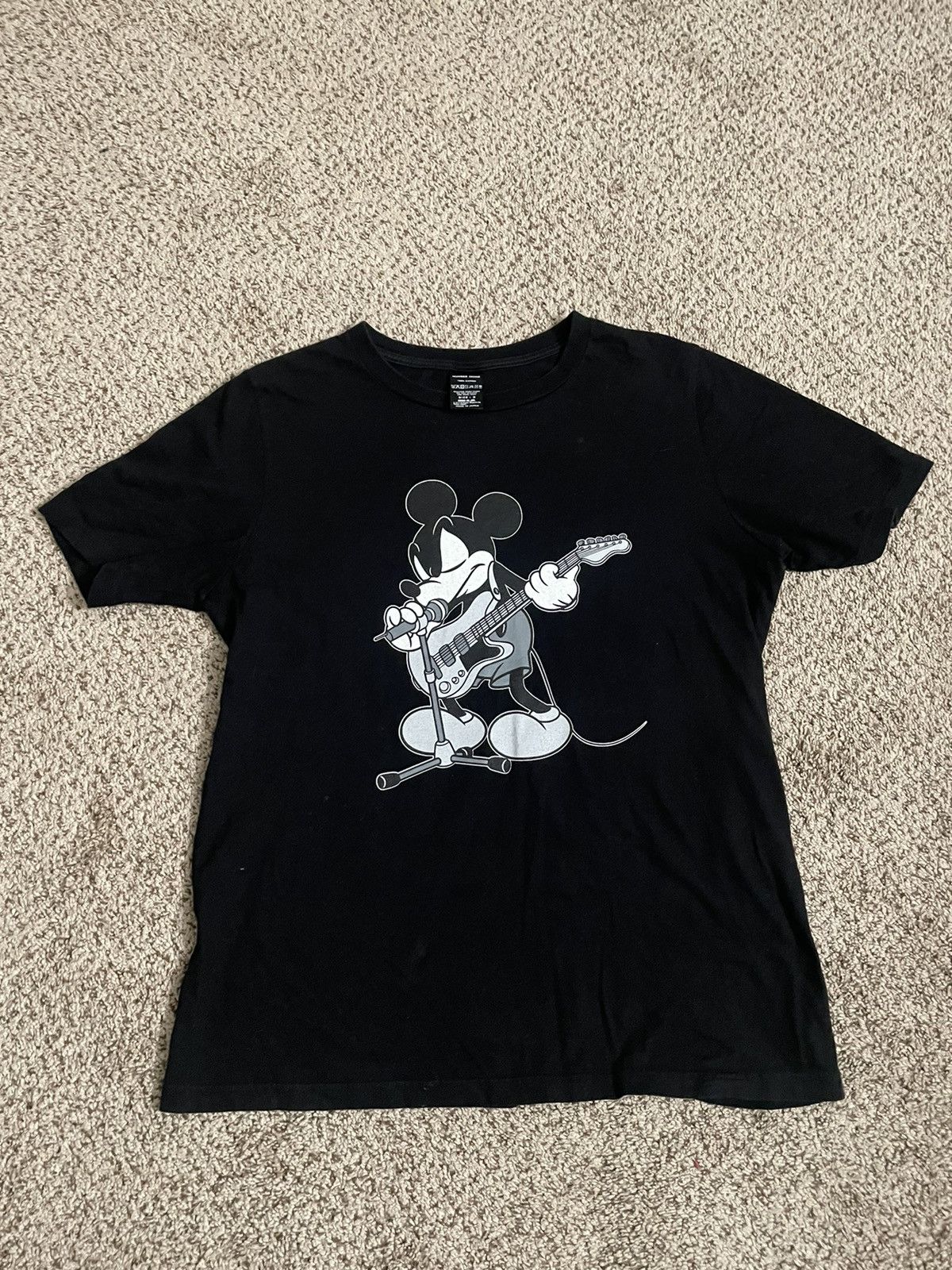 Number (N)ine Number Nine Mickey Guitar Rockstar T Shirt | Grailed