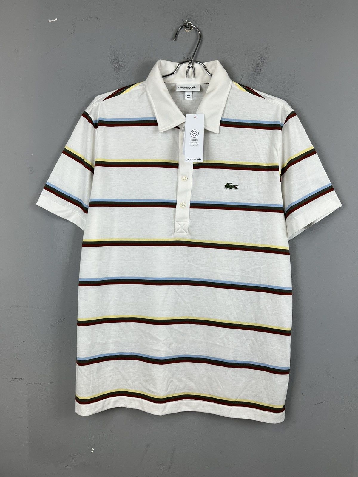 Lacoste × Streetwear Lacoste polo new with tag Hawaii style | Grailed