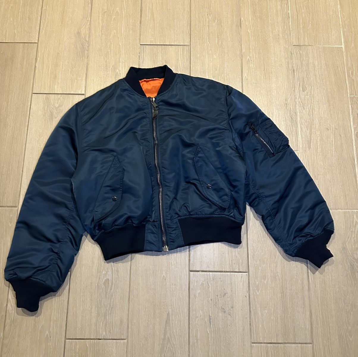 Vintage BOMBER JACKET FLYER'S MAN INTERMEDIATE MA-1 | Grailed