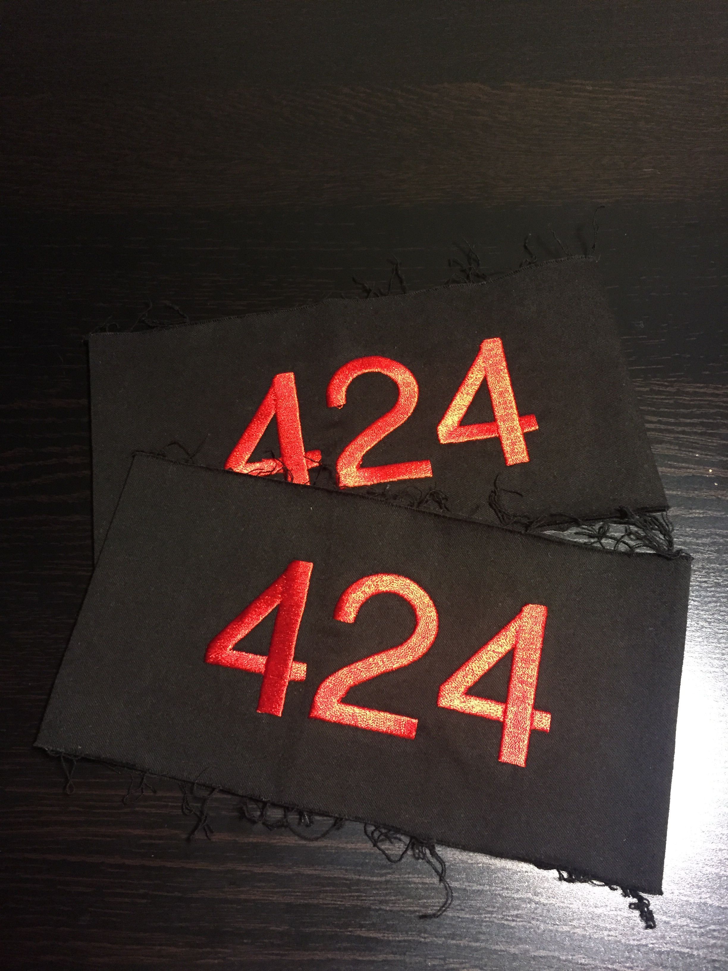 424 On Fairfax Black 424 Armband | Grailed