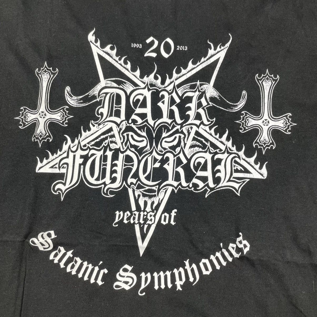 Band Tees Dark Funeral 20 Years Of Satanic Symphonies 1993-2013 Shirt ...