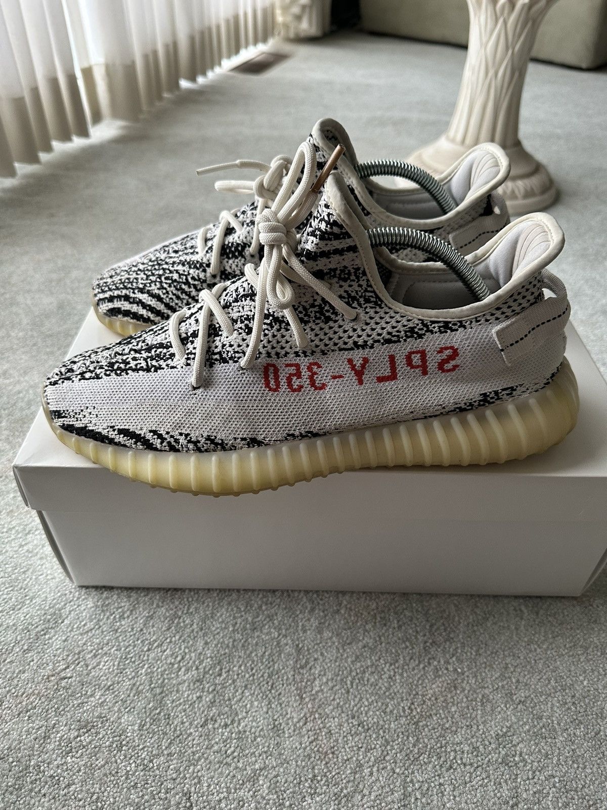 Adidas × Kanye West Yeezy Zebra 350 v2 2018 | Grailed