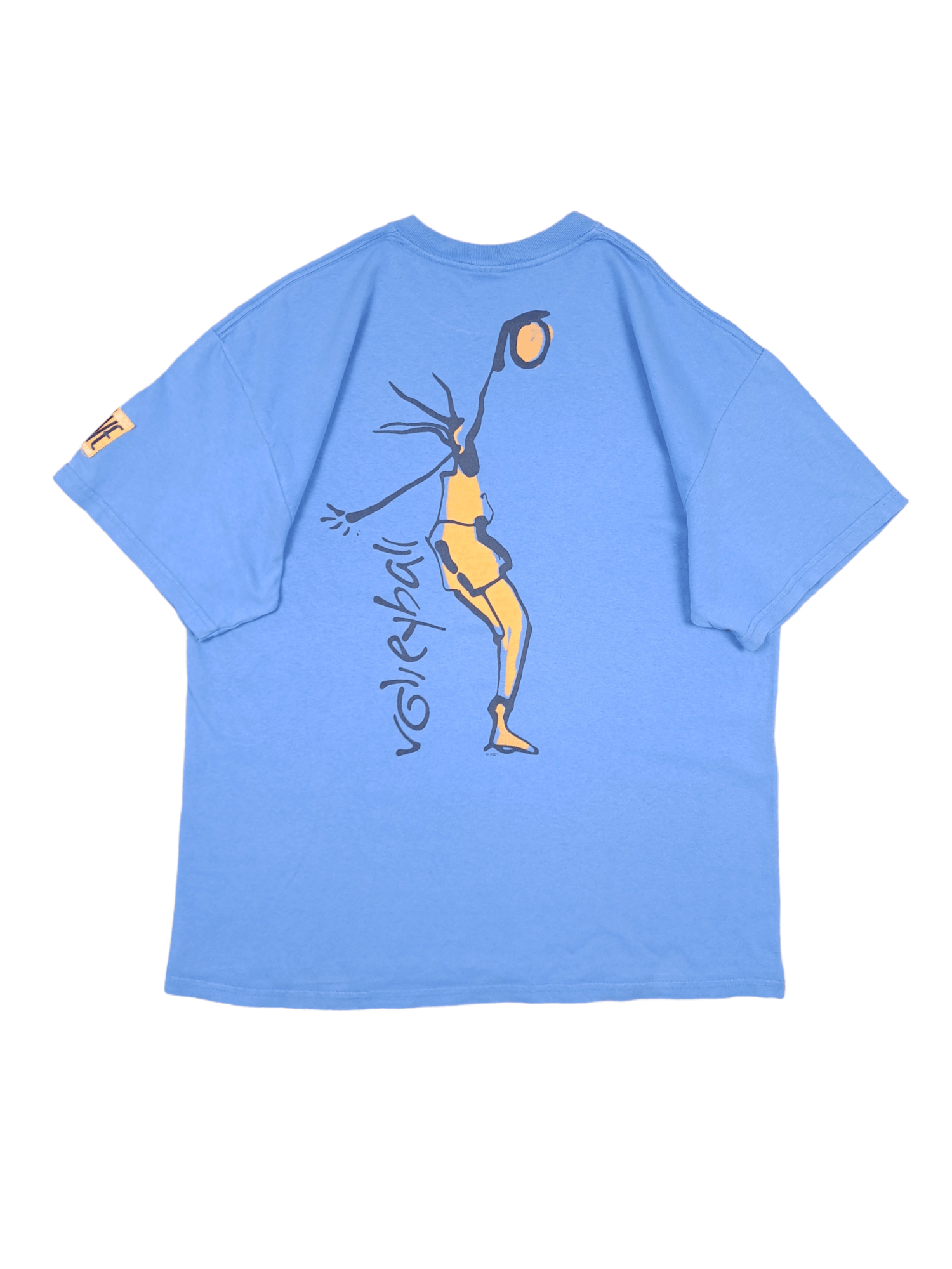 Vintage 90's Vintage Volleyball Blue High Five T-shirt | Grailed