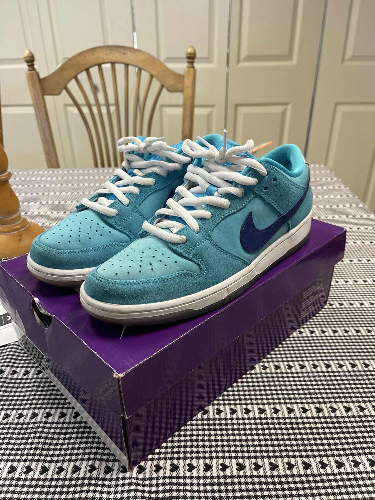 Nike Nike dunk low Blue Fury | Grailed