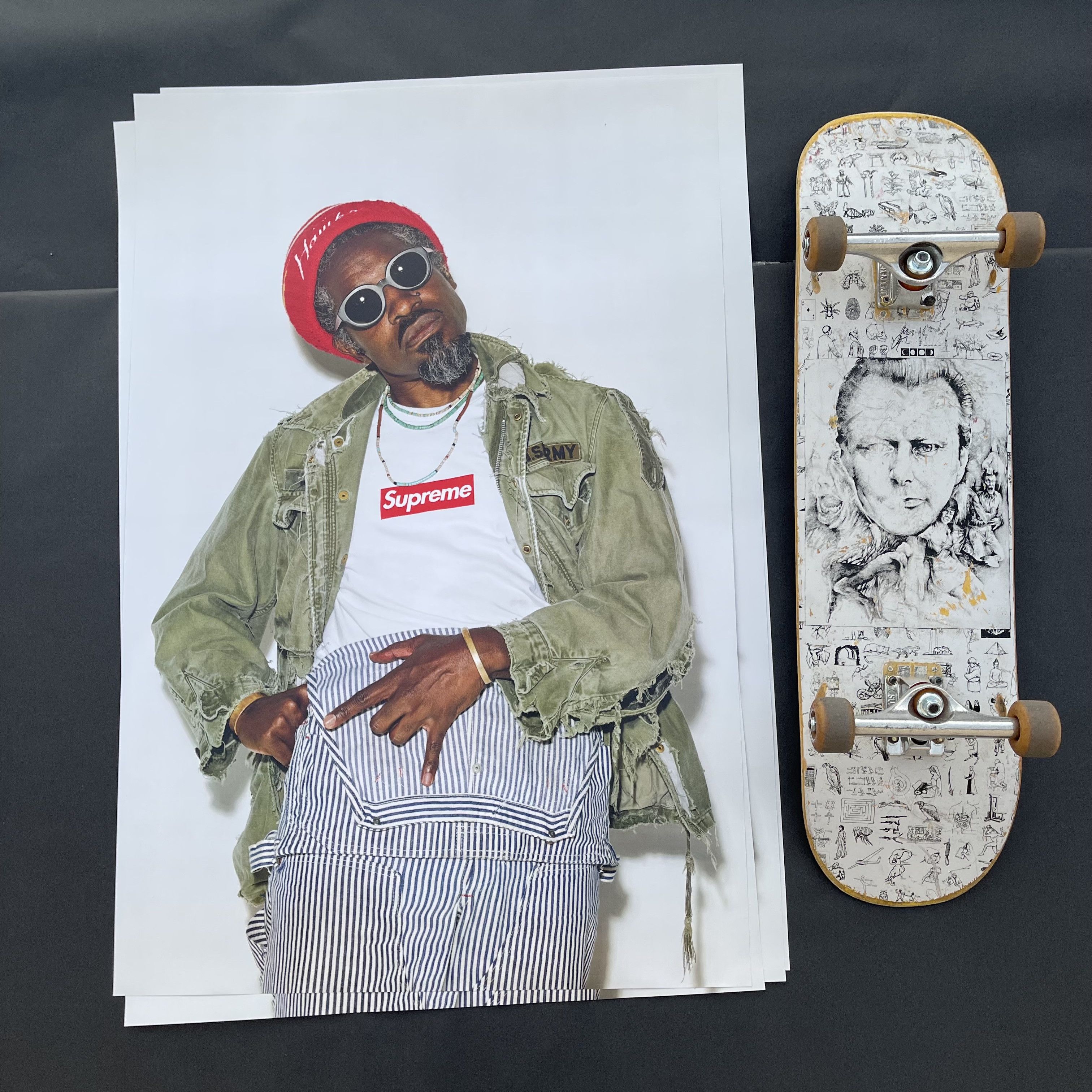 Supreme 2022 SUPREME ANDRE 3000 POSTER 24 x 36 *UNRELEASED* | Grailed