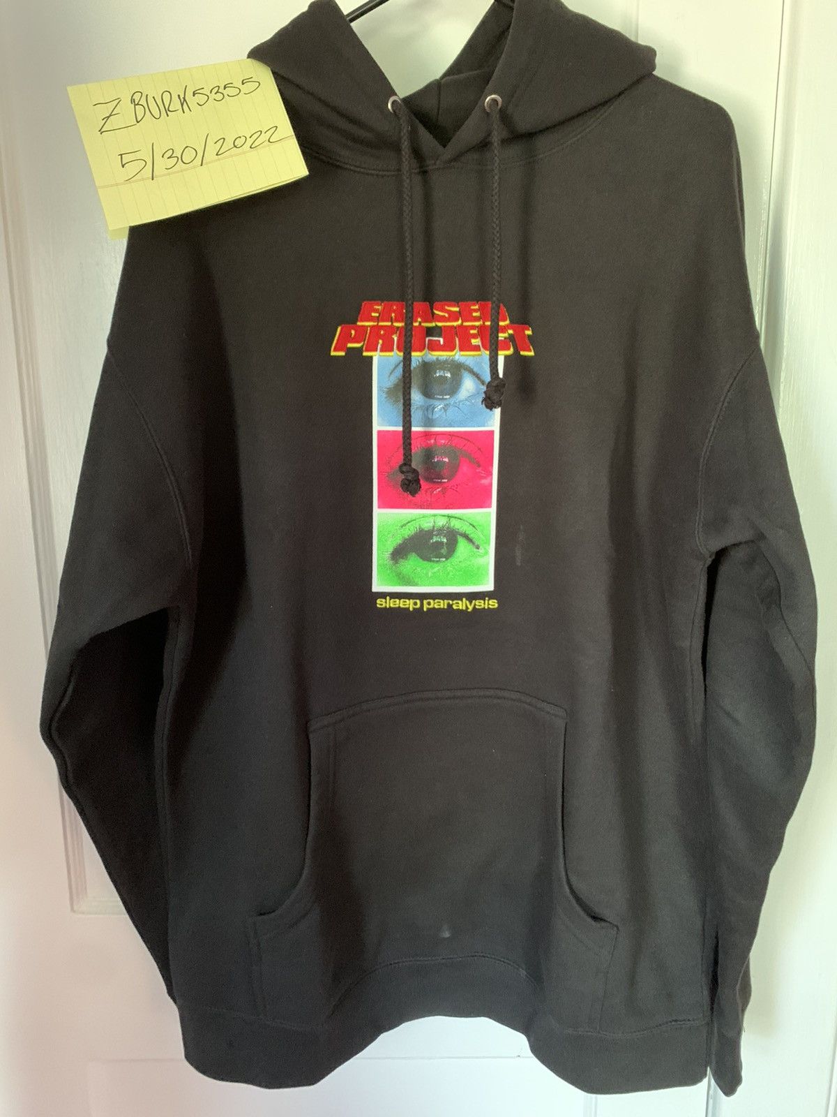 Erased Project Erased Project - Sleep Paralysis Hoodie - Black | Grailed