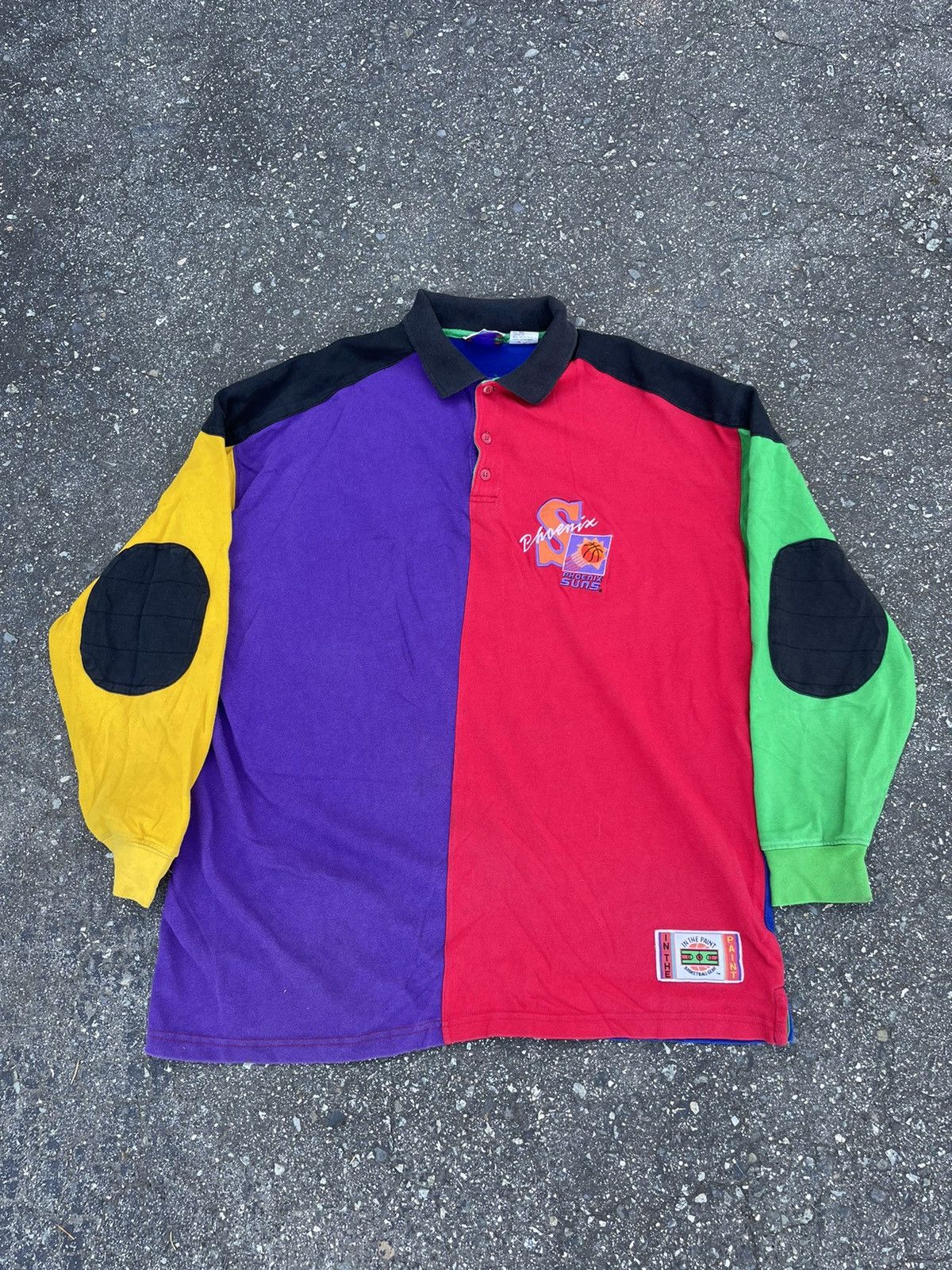 NBA × Vintage Vintage 90’s Phoenix Arizona Suns Basketball Colorblock ...