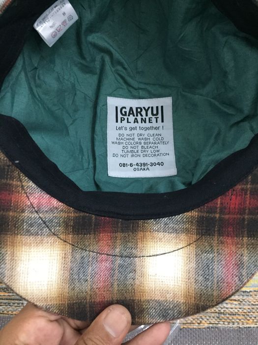Vintage Garyu Planet Checkered Hats | Grailed
