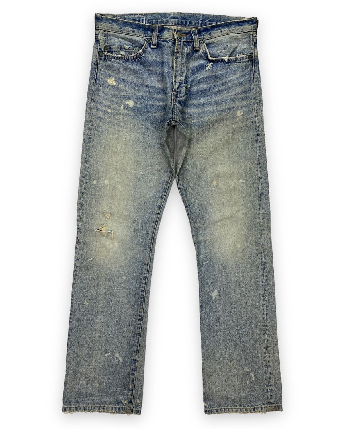Distressed Denim Rna Slang From Chaos Distressed Painter Jeans | Grailed