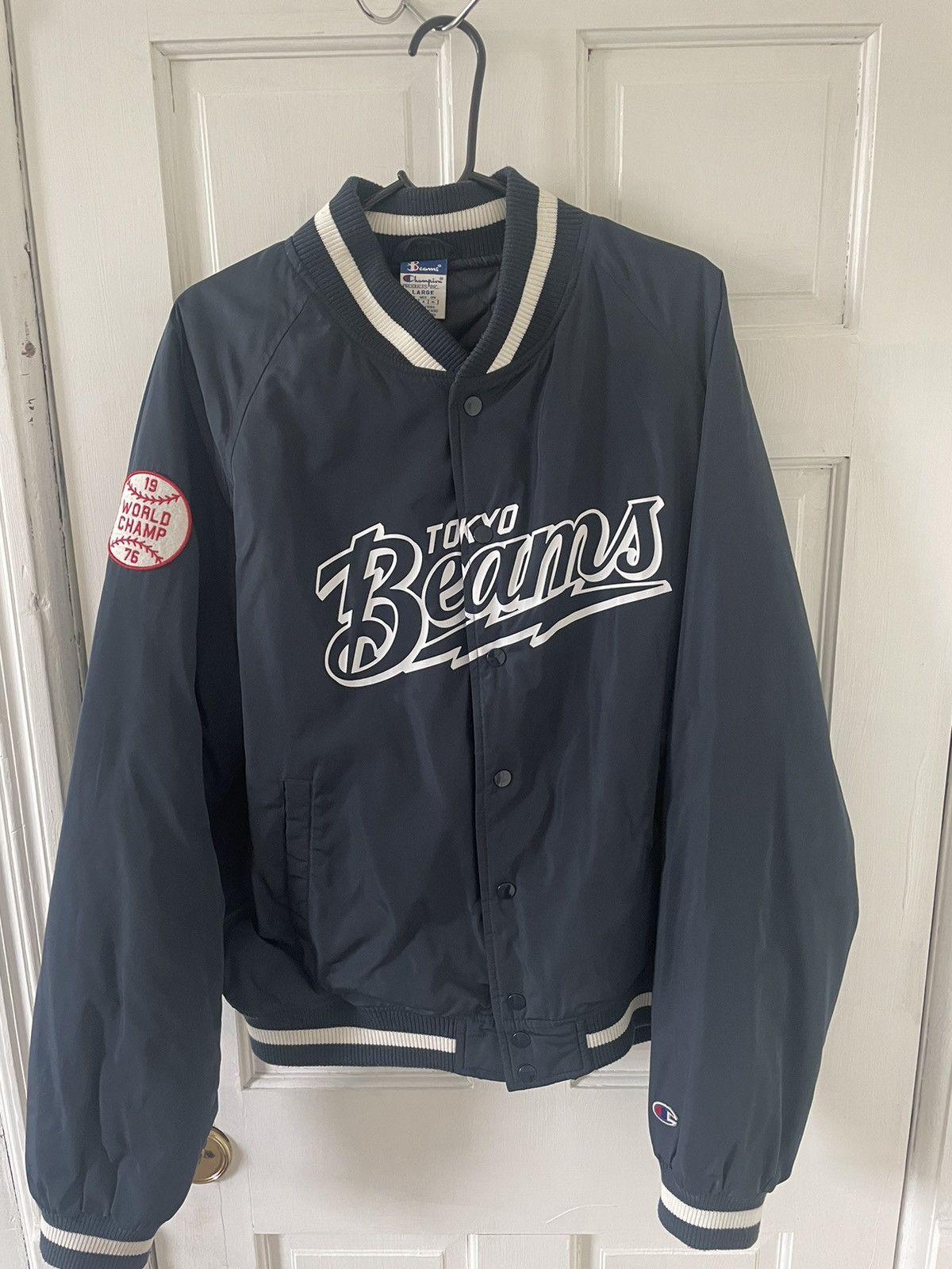 Beams Plus × Champion Tokyo Beams x Champion Baseball Jacket | Grailed