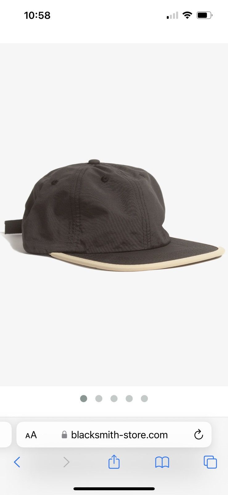 Black Smith Blacksmith Power House Nylon 6 Panel Hat | Grailed