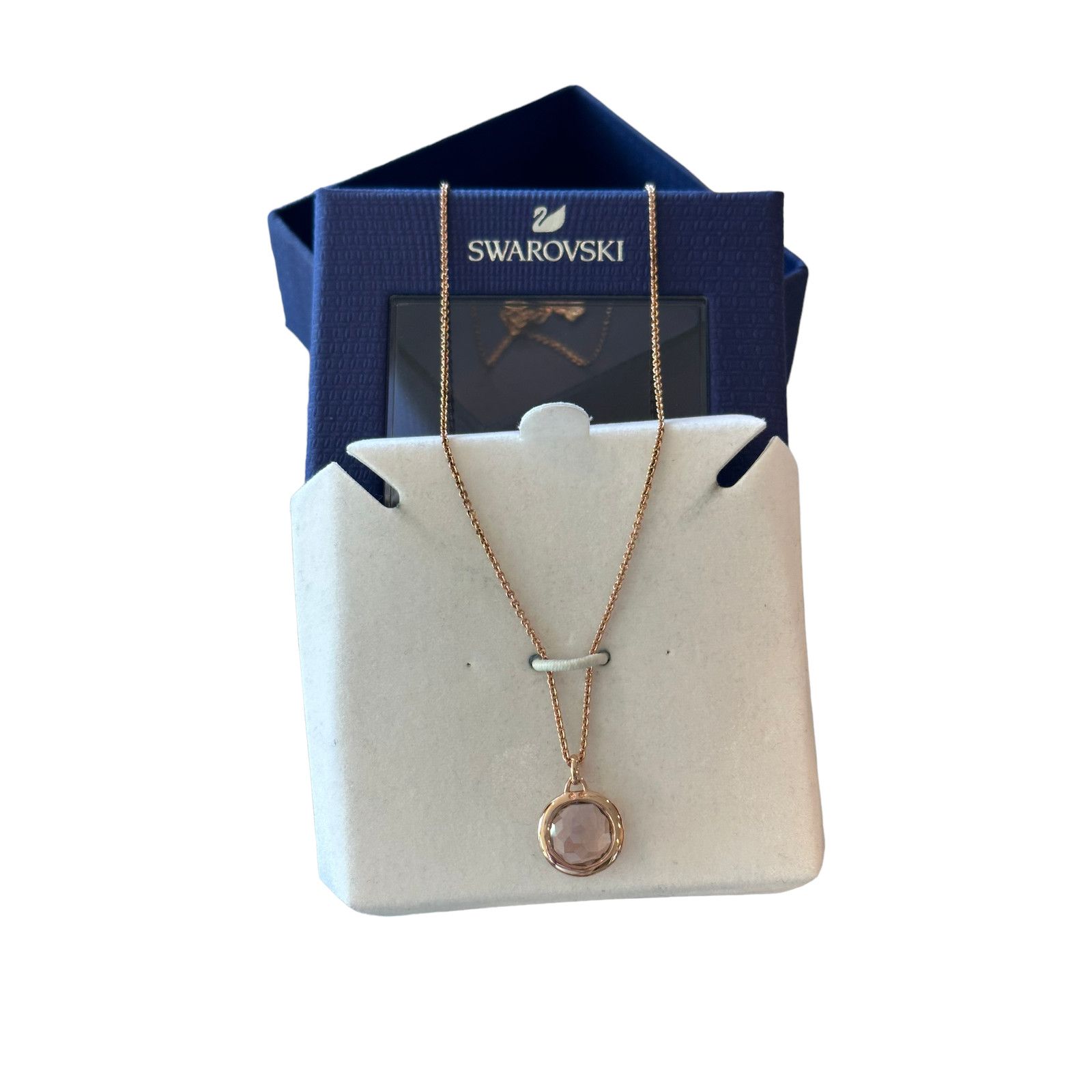 Swarovski swarovski Travel Exclusive Tahlia Pink Rose Gold Necklace ...