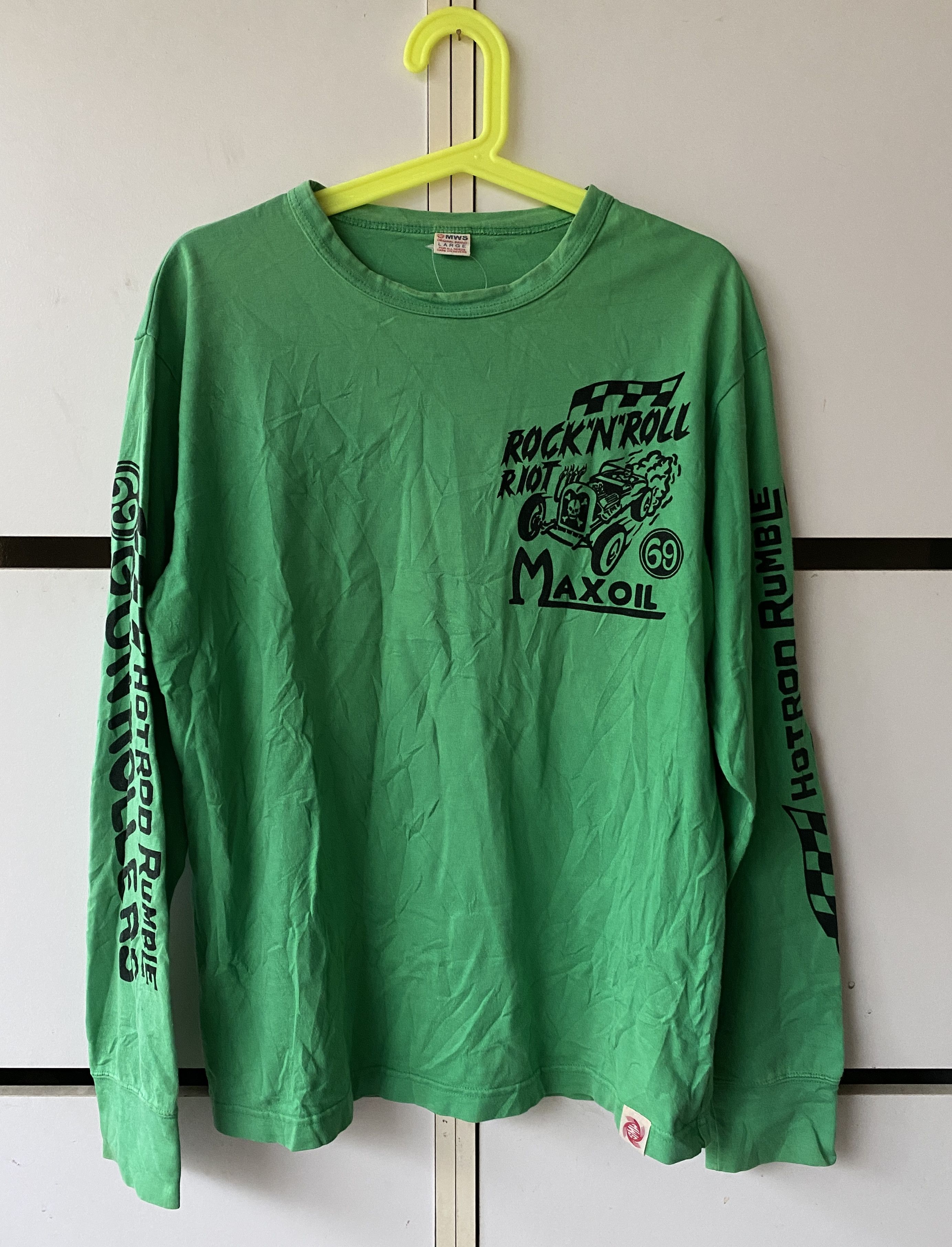 Racing MAX OIL 'ROCK N ROLL RIOT' RACING T SHIRT | Grailed