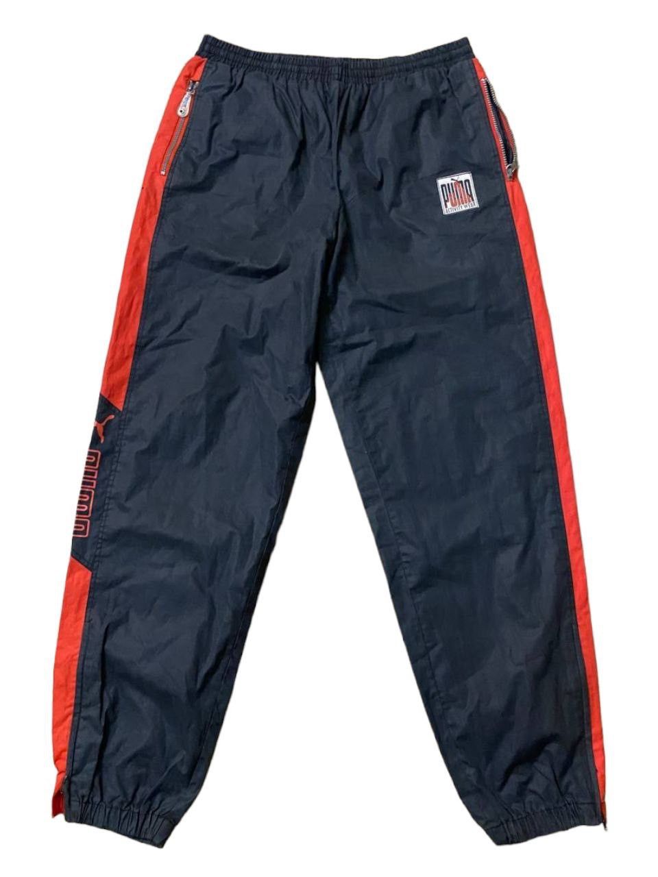 Puma × Streetwear × Vintage Vintage Puma Striped Trackpants Side Logo ...