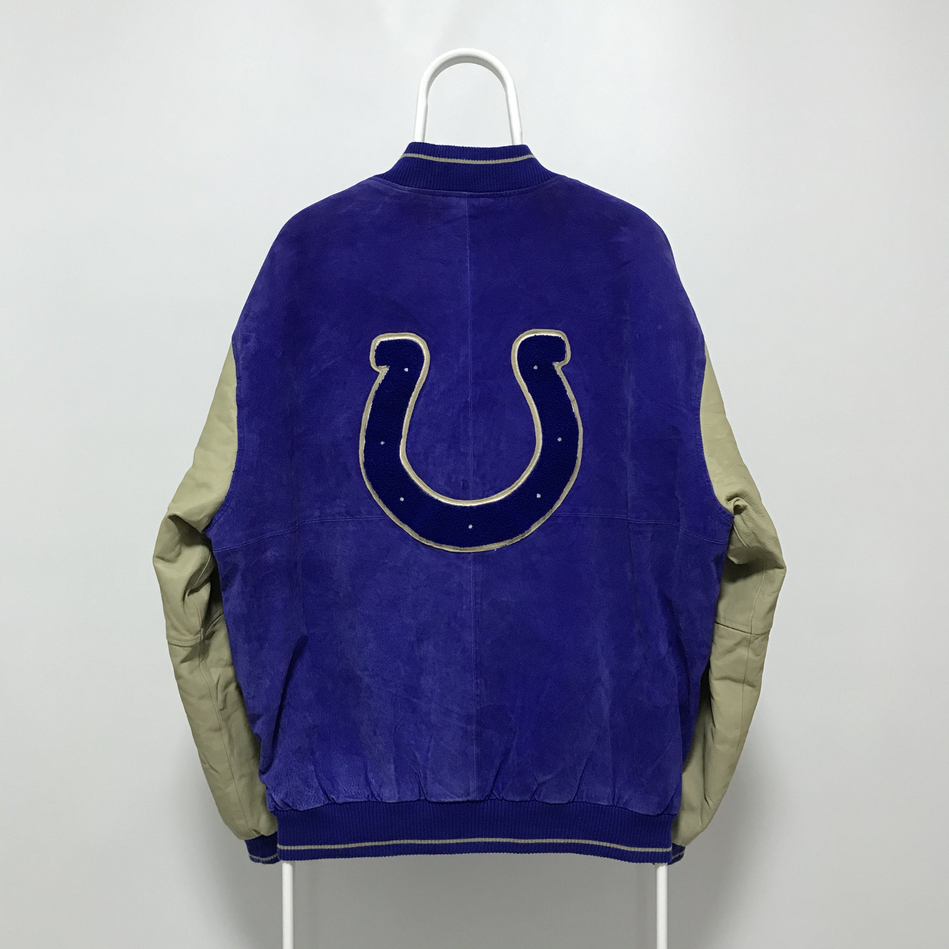 Vintage COLTS Indianapolis Vintage Leather Jacket Varsity Bomber | Grailed