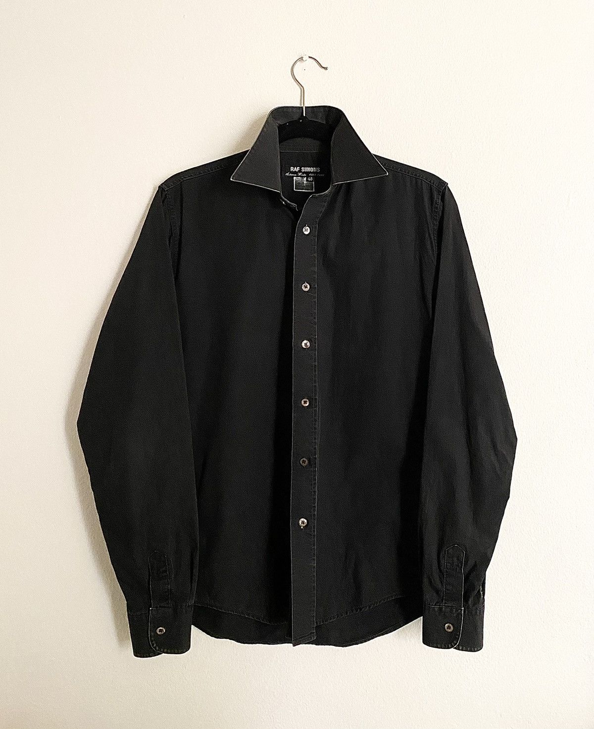 Raf Simons Raf Simons Archive AW98 "Radioactivity" Goth Button Up Shirt ...