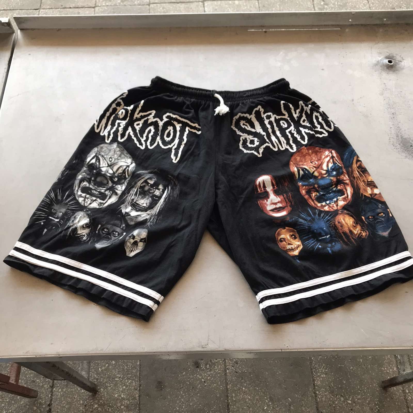 Band Tees × Rock Band × Slipknot Slipknot official merch shorts vintage ...