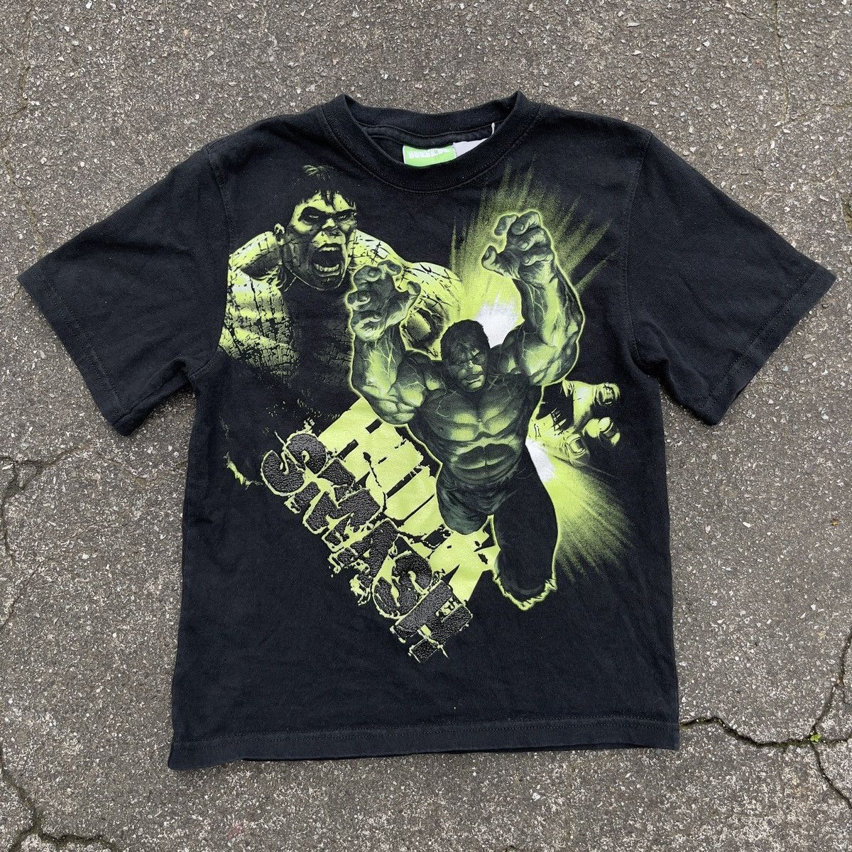 Marvel Comics × Streetwear × Vintage 2008 INCREDIBLE HULK HULK SMASH ...