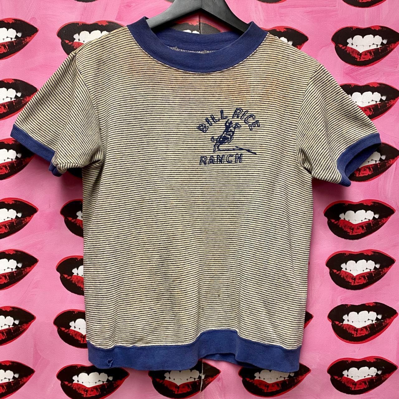 Vintage Vintage 60s Bill Rice Ranch Champion Striped Ringer T Shirt ...