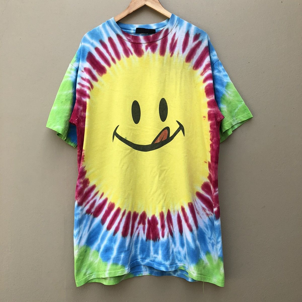 A$AP Rocky × Streetwear × Vintage Vintage Joe Boxer Smiley Tie Dye Tee ...