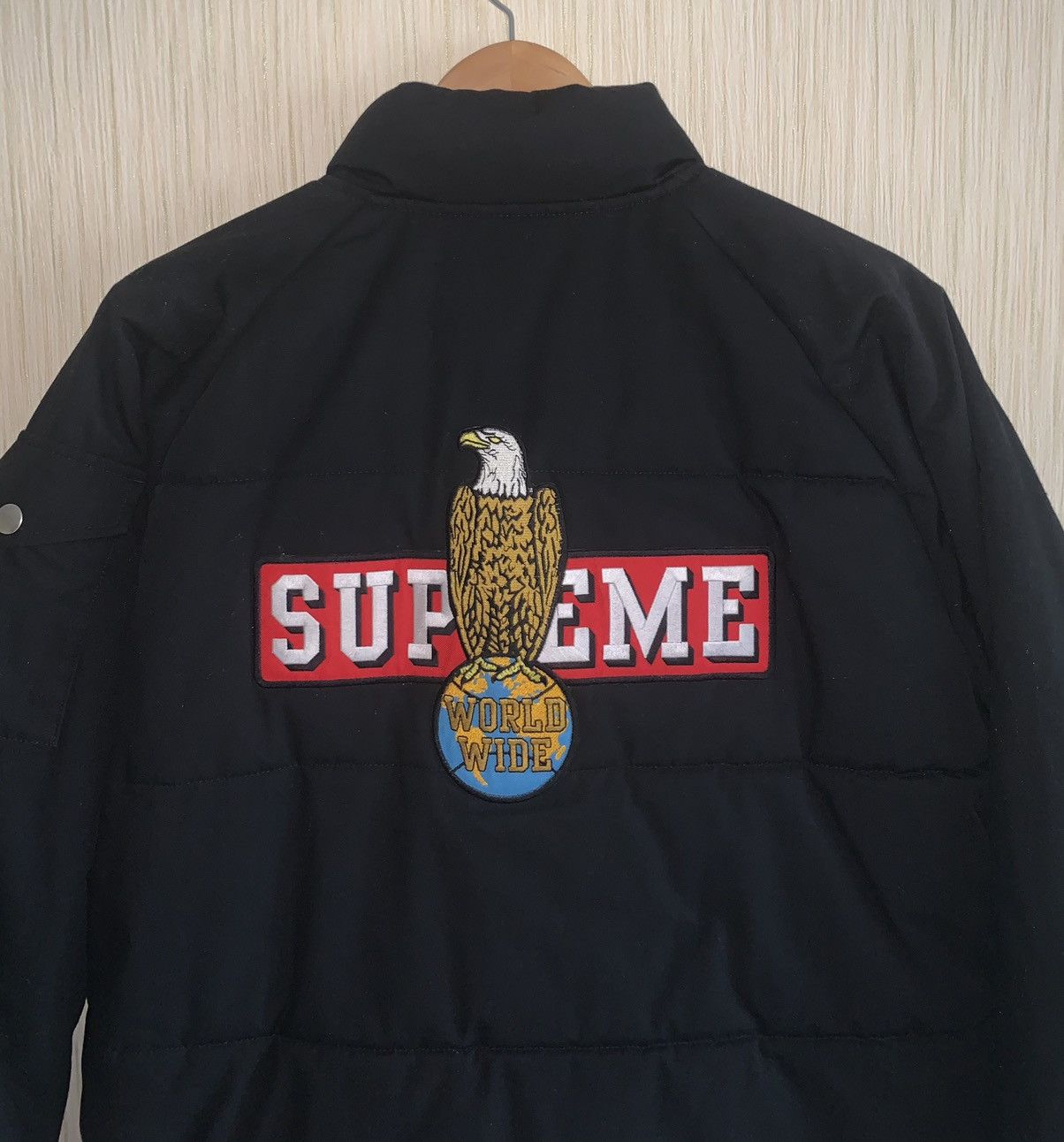 Supreme Supreme Rare FW12 eagle mechanics puffer jacket | Grailed