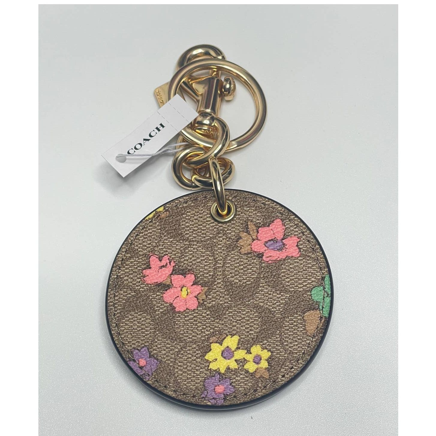 Coach Coach Mirror Bag Charm In Signature Canvas Spaced Floral | Grailed