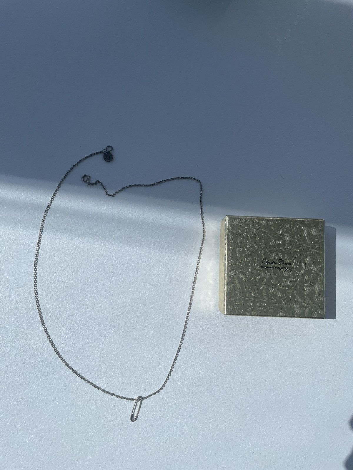 Undercover Silver Safety Pin Necklace | Grailed
