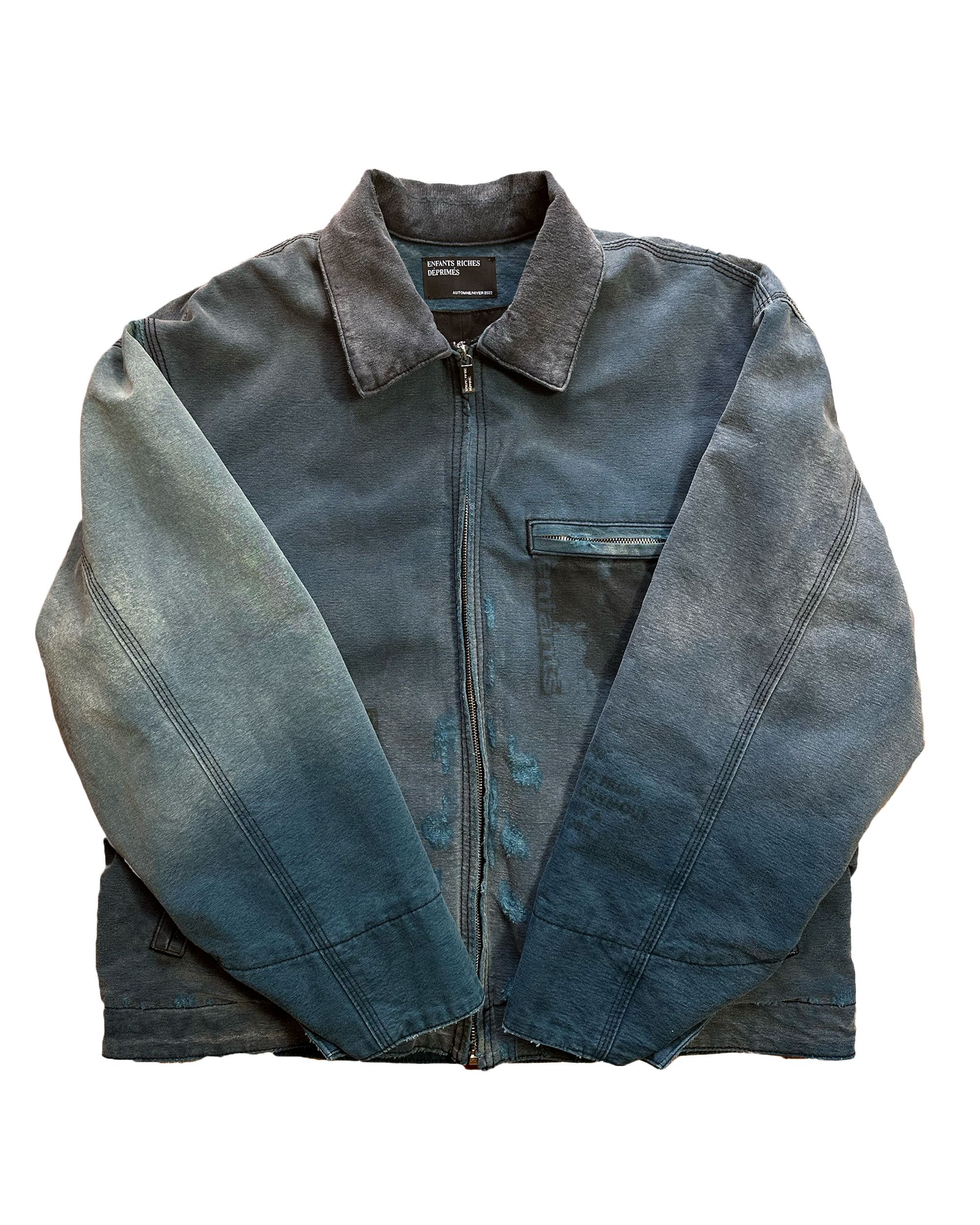 Enfants Riches Deprimes ERD Faded Blue Canvas Work Jacket | Grailed