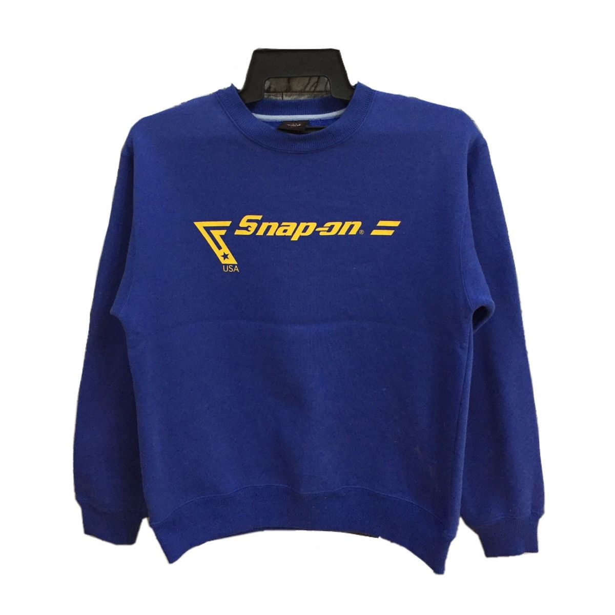 Brand × Racing × Vintage Vintage snap on sweatshirt spellout size L ...
