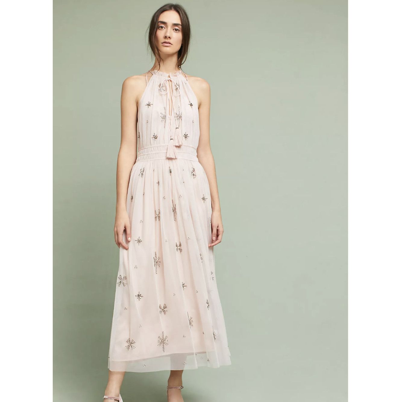 Chan Luu Chan Luu Amiens Halter Maxi Dress | Grailed