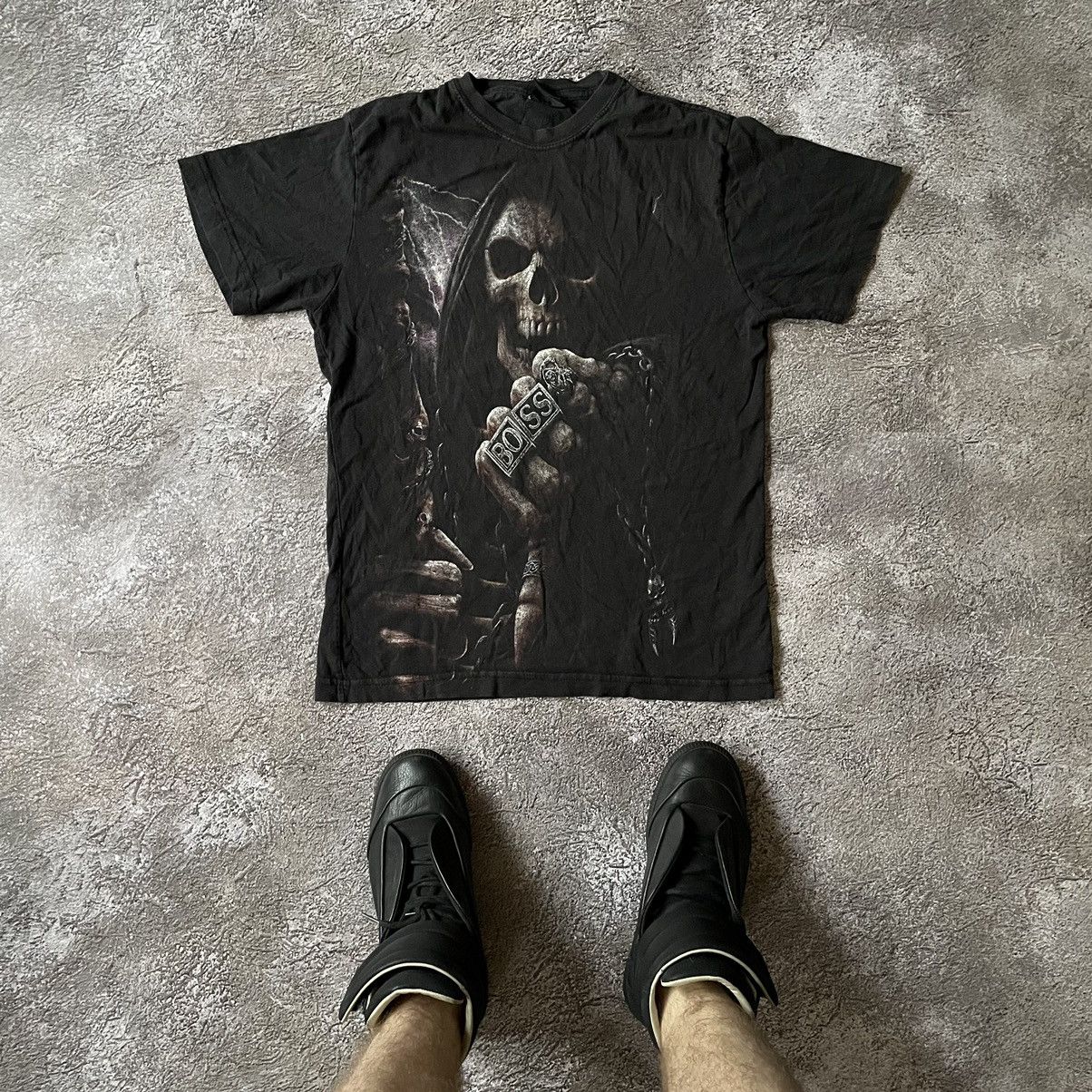 Vintage Vintage Y2K Scream Dead Face 666 Devil Creepy Horror Tee | Grailed