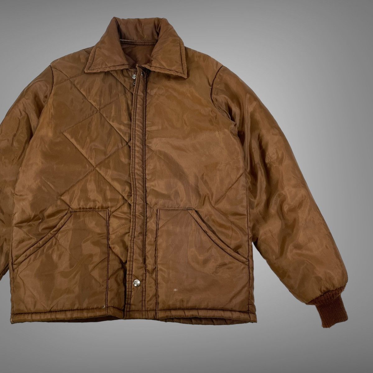 Vintage Vintage 70s brown Liner jacket zip up | Grailed