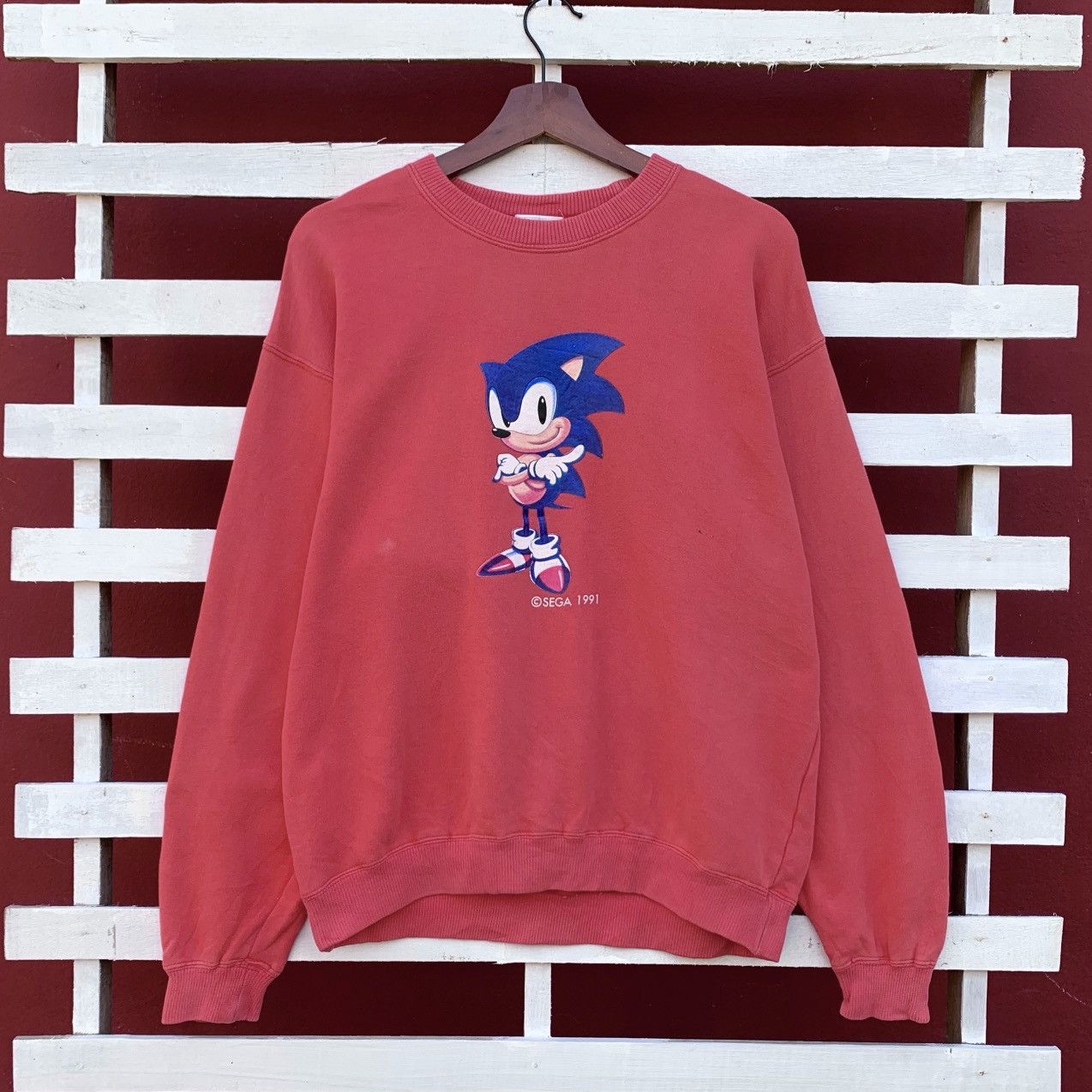 Vintage Rare! Vintage 90s Sonic The Hedgehog Sega 1991 Sweatshirt | Grailed