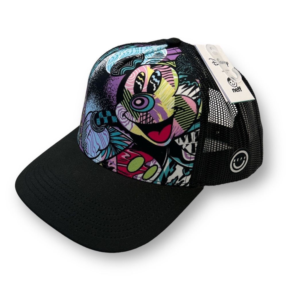 Neff Neff X Mickey Mouse Trip SB Snap Back Trucker Hat | Grailed