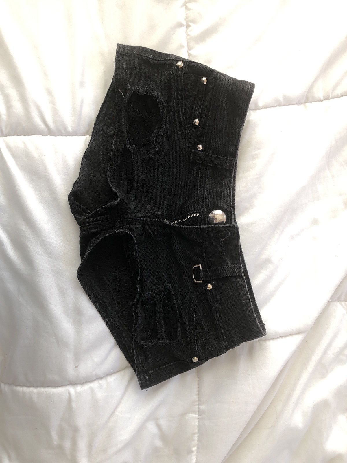 Japanese Brand lip service lace micro shorts | Grailed