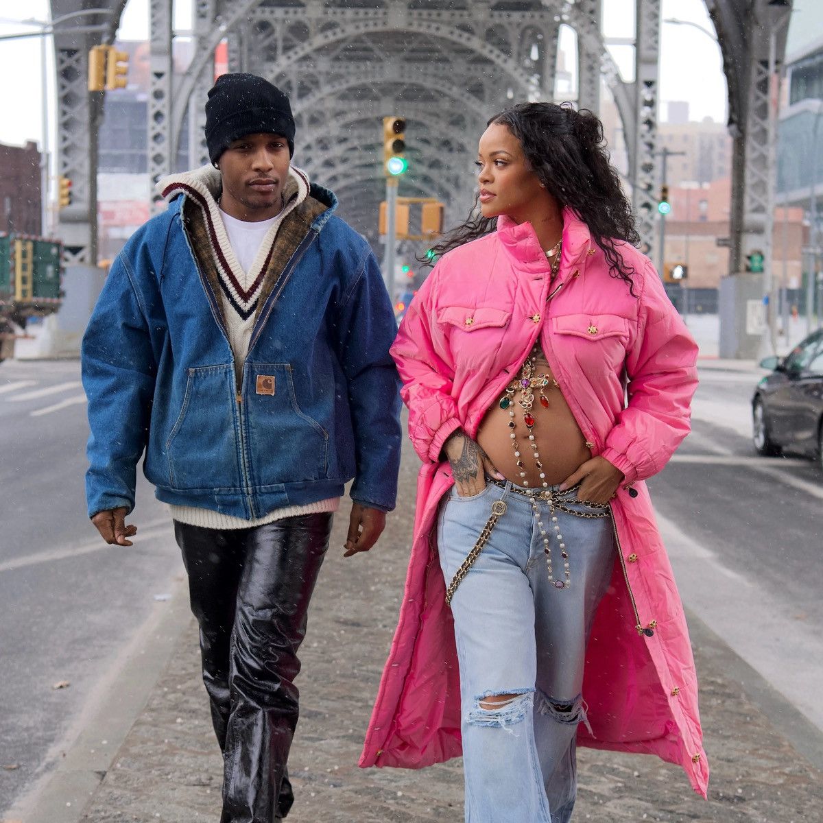 Carhartt × Vintage Vintage Carhartt denim jacket asap rocky hooded ...