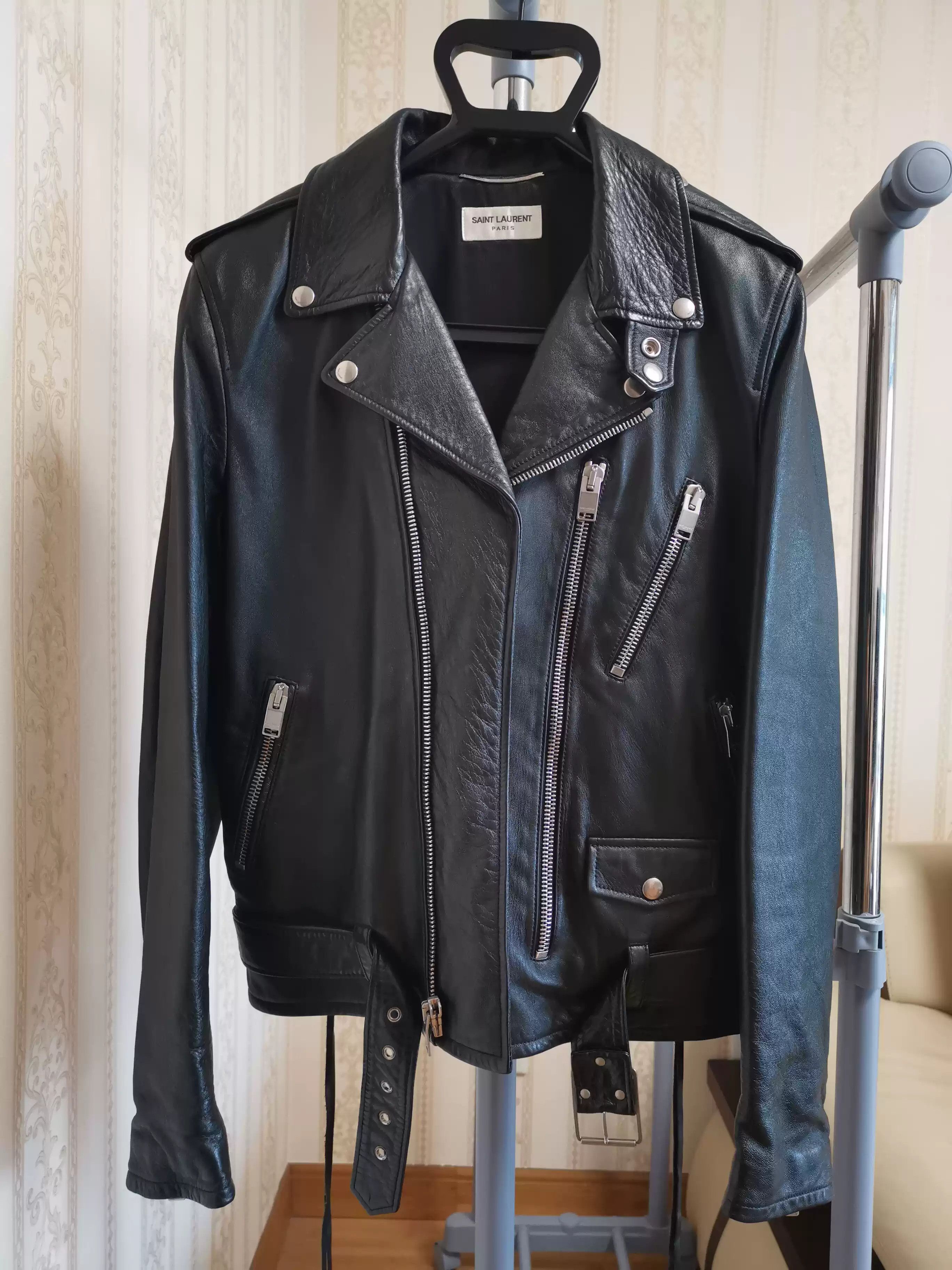 Saint Laurent Paris Saint Laurent Gods Blood Teeth Classic Leather ...