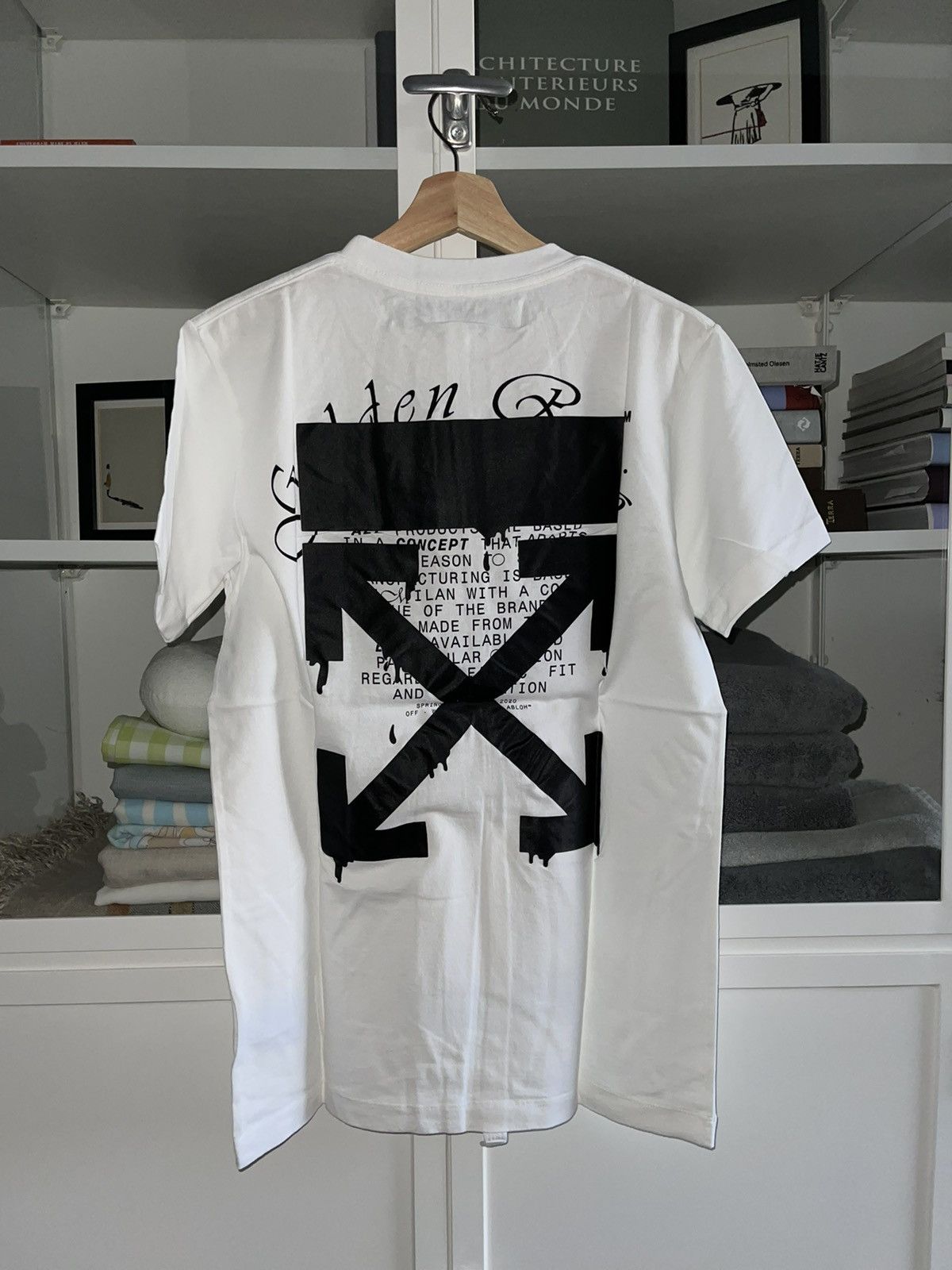 Off-White Off White Dripping Arrows Shirt White | Grailed