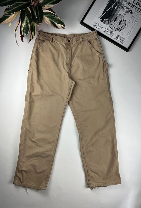 Vintage Vintage Carhartt single Knee Carpenter Pants | Grailed