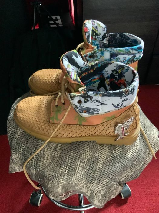 Very Rare Fishscale / Fishingforscale Sea Biscuit Boots | Grailed