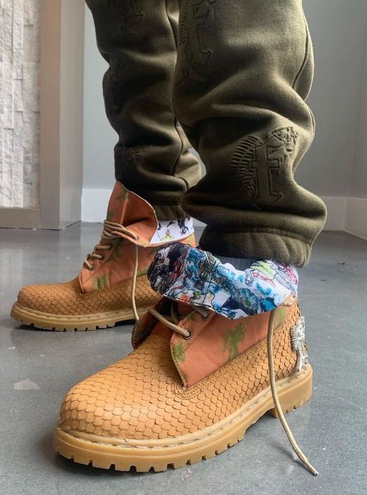 Very Rare Fishscale / Fishingforscale Sea Biscuit Boots | Grailed