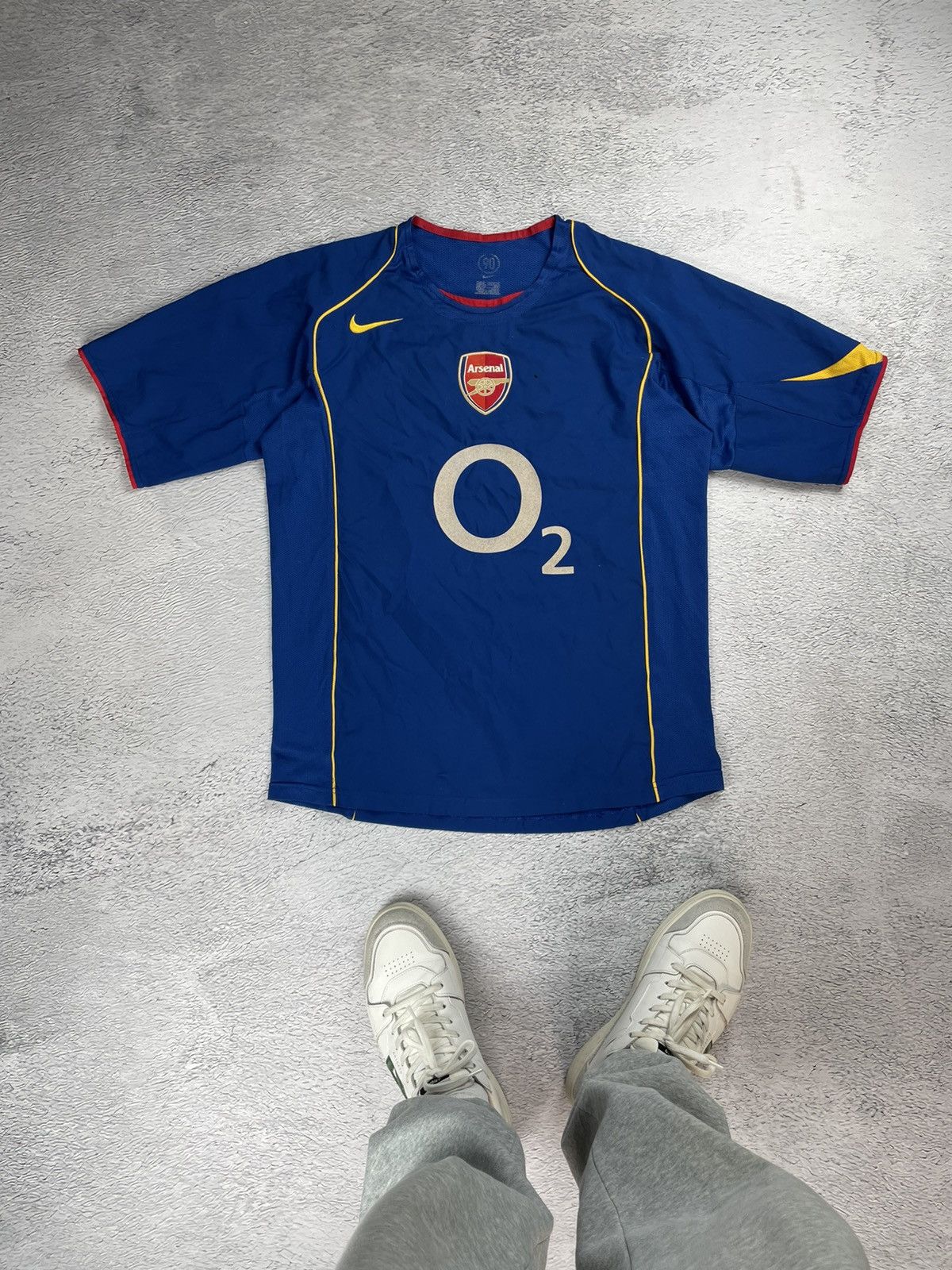 Nike × Soccer Jersey × Vintage Vintage Arsenal 2004/05 Nike O2 jersey ...