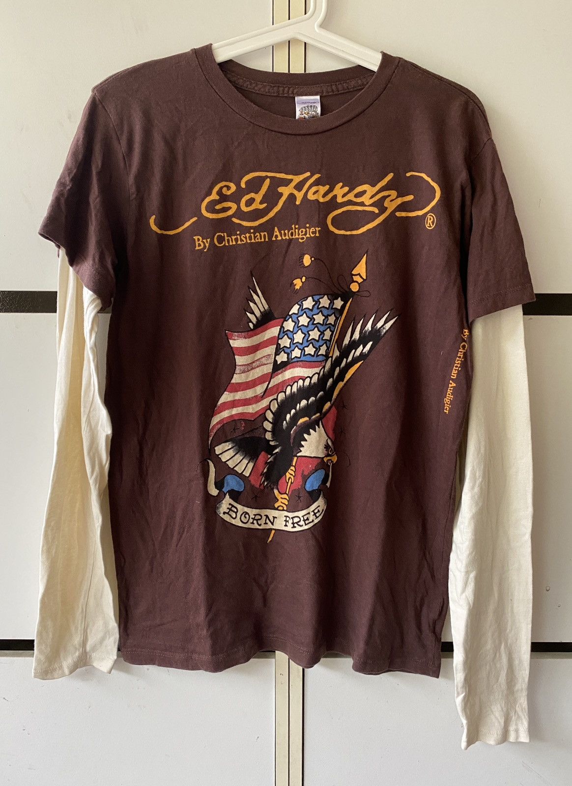 Ed Hardy “BORN FREE” ED HARDY SHIRT | Grailed