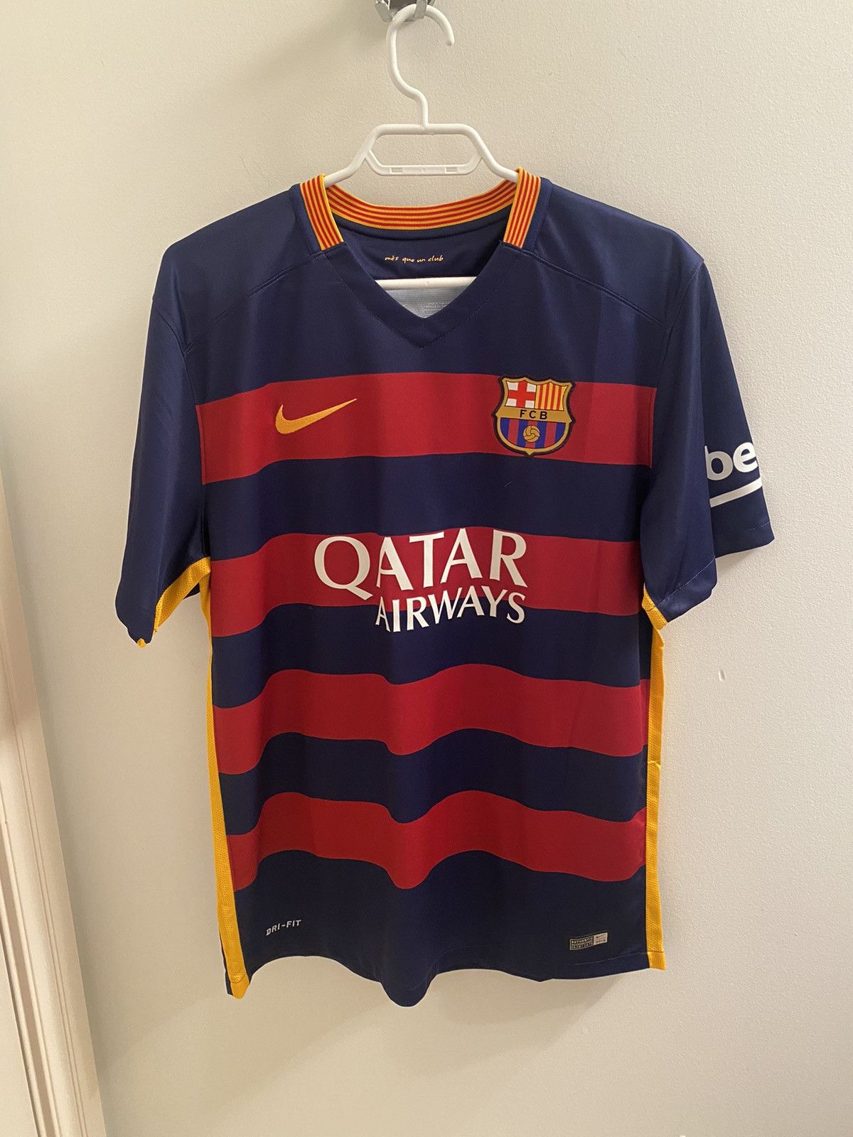 Nike × Soccer Jersey Nike FC Barcelona dry fit soccer Jersey | Grailed