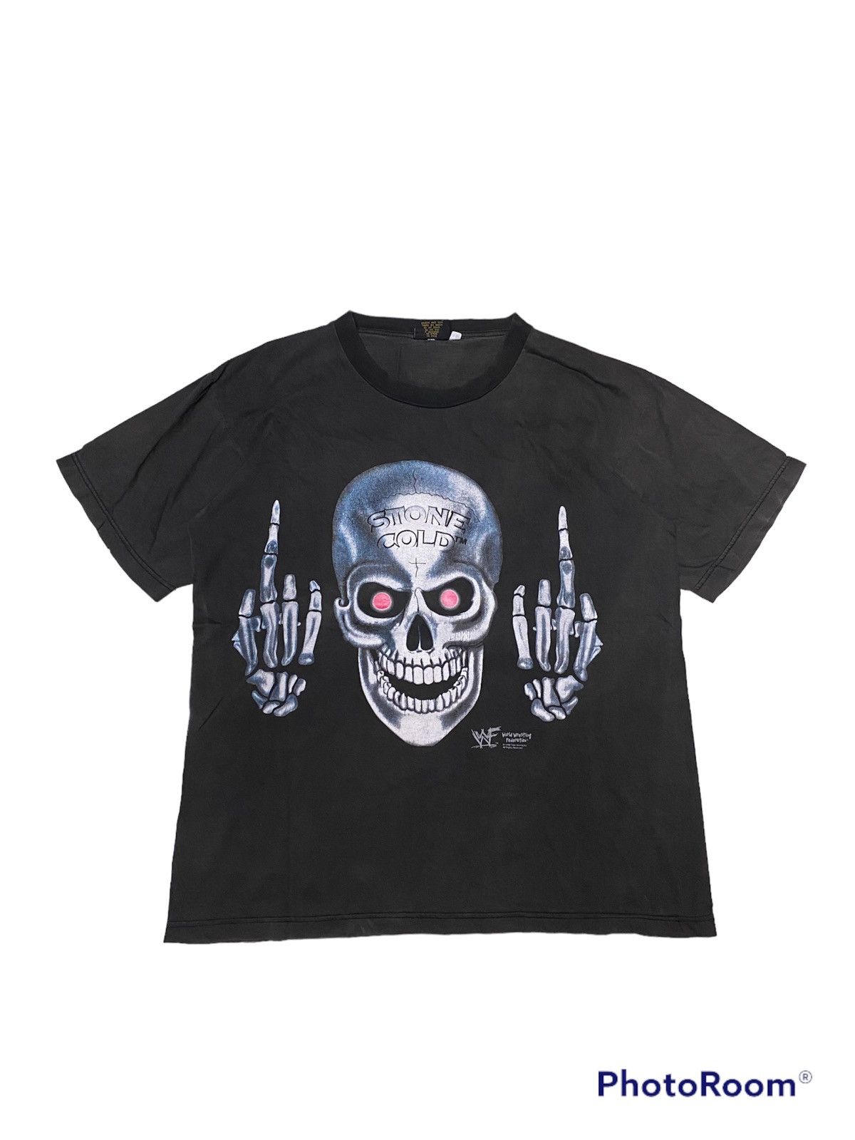 Vintage × WWE × WWF Vtg 1998 Stone Cold Steve Austin Middle Finger ...