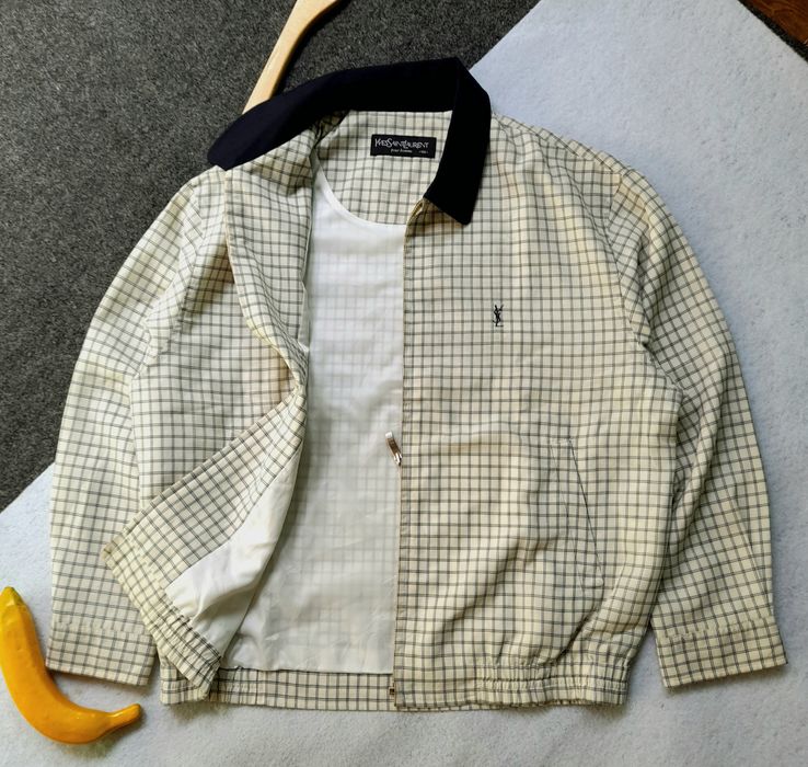 Vintage 💥PLAID💥 yves Saint laurent jacket x ysl jacket | Grailed