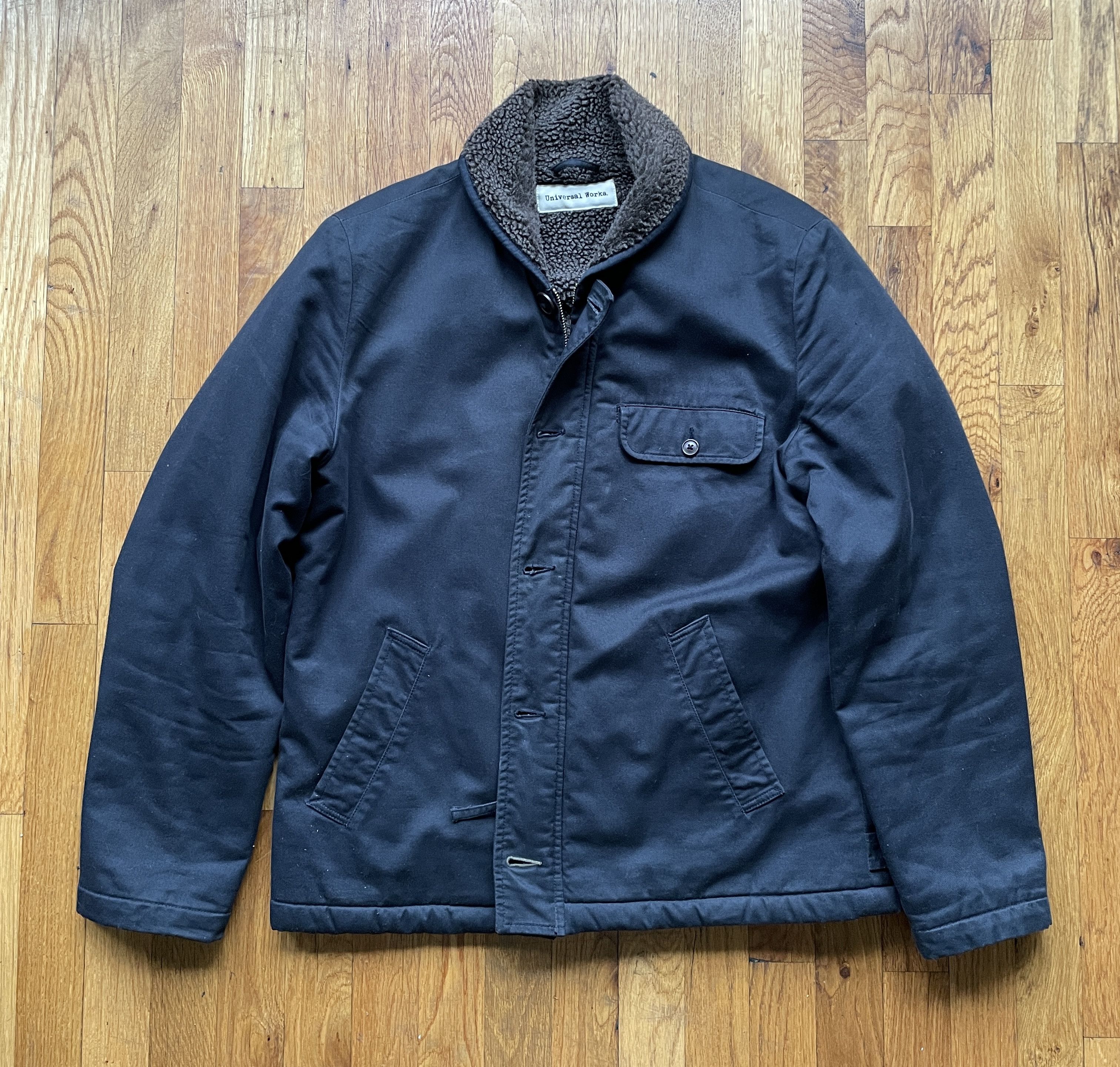 Universal Works N1 Deck Jacket Navy, M | Grailed
