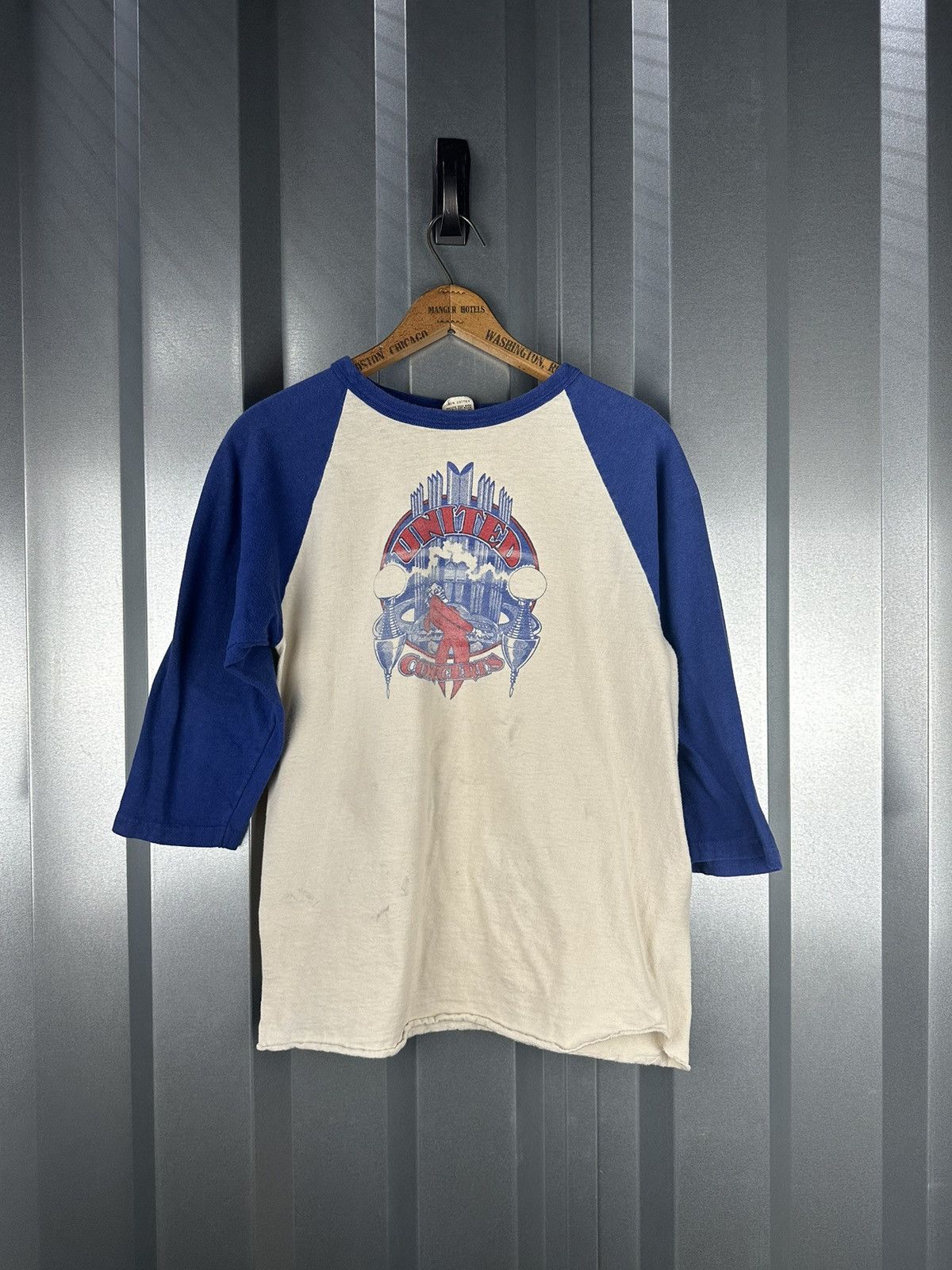 Band Tees × Vintage 70’s Vintage United Concerts Tesla Band Raglan T ...